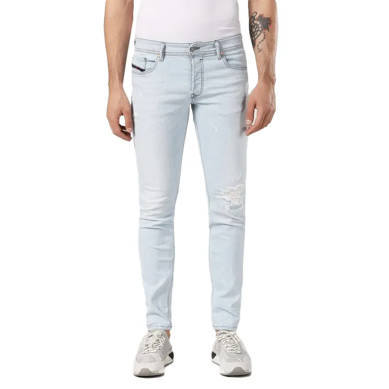 Diesel Tepphar 084tx Mens Denim Jeans Slim Fit Carrot Leg - Top Brand Outlet UK